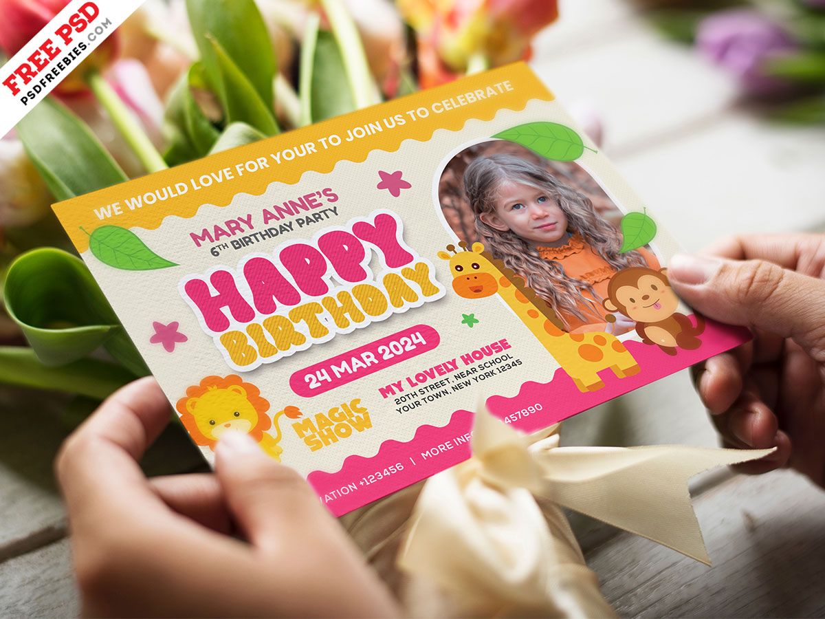 How To Make A Birthday Invitation Card For Free - Infoupdate.org