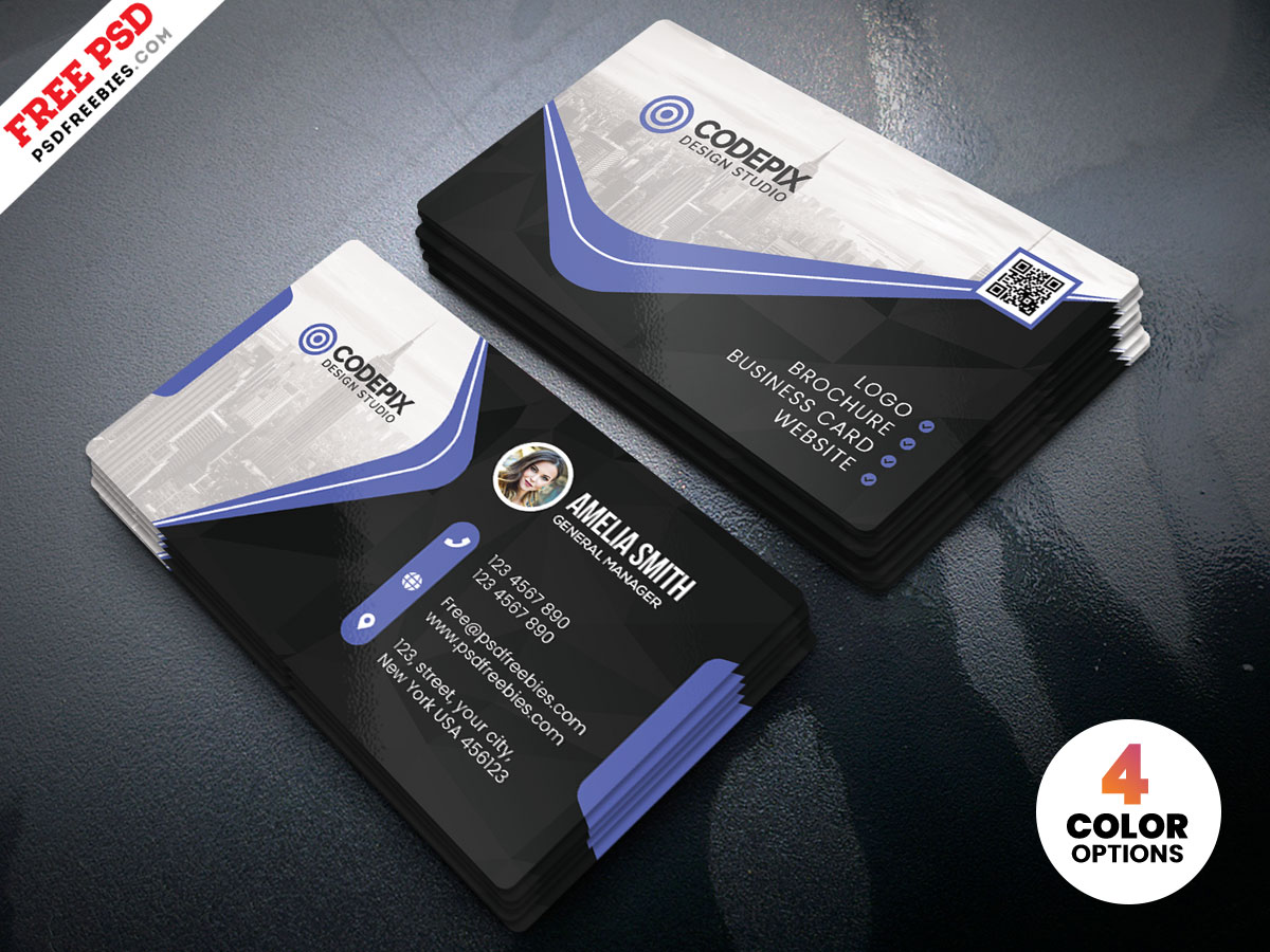 Business Card PSD Template PSD | PSDFreebies.com
