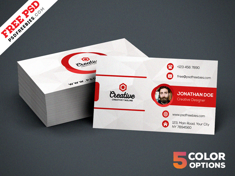 Creative Business Card PSD Bundle | PSDFreebies.com