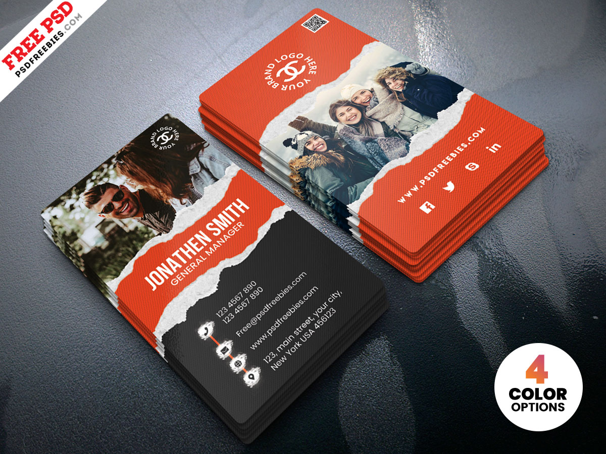 Fashion Store Business Card PSD | PSDFreebies.com