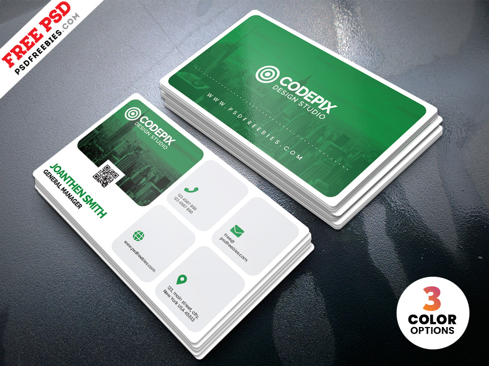 PSD Corporate Business Card Design | PSDFreebies.com