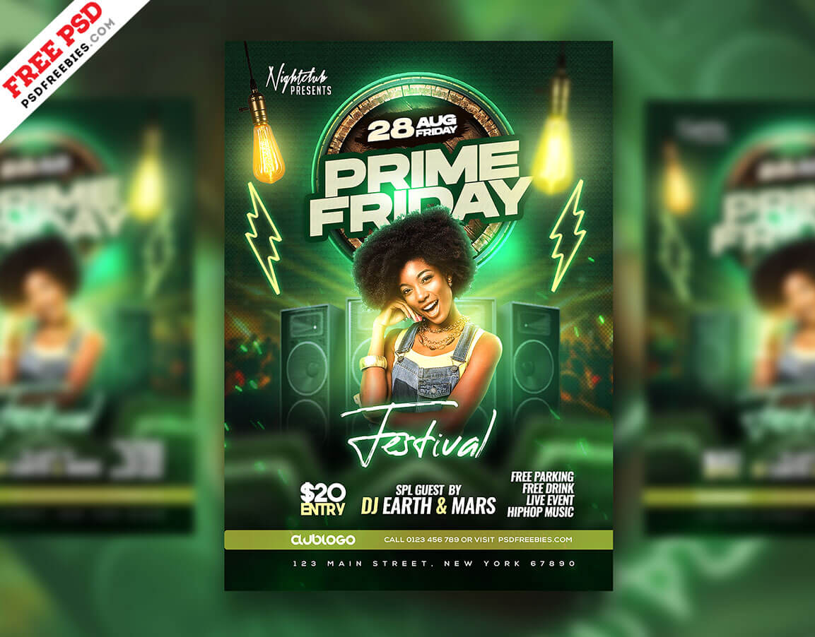 Nightclub Flyers Psd