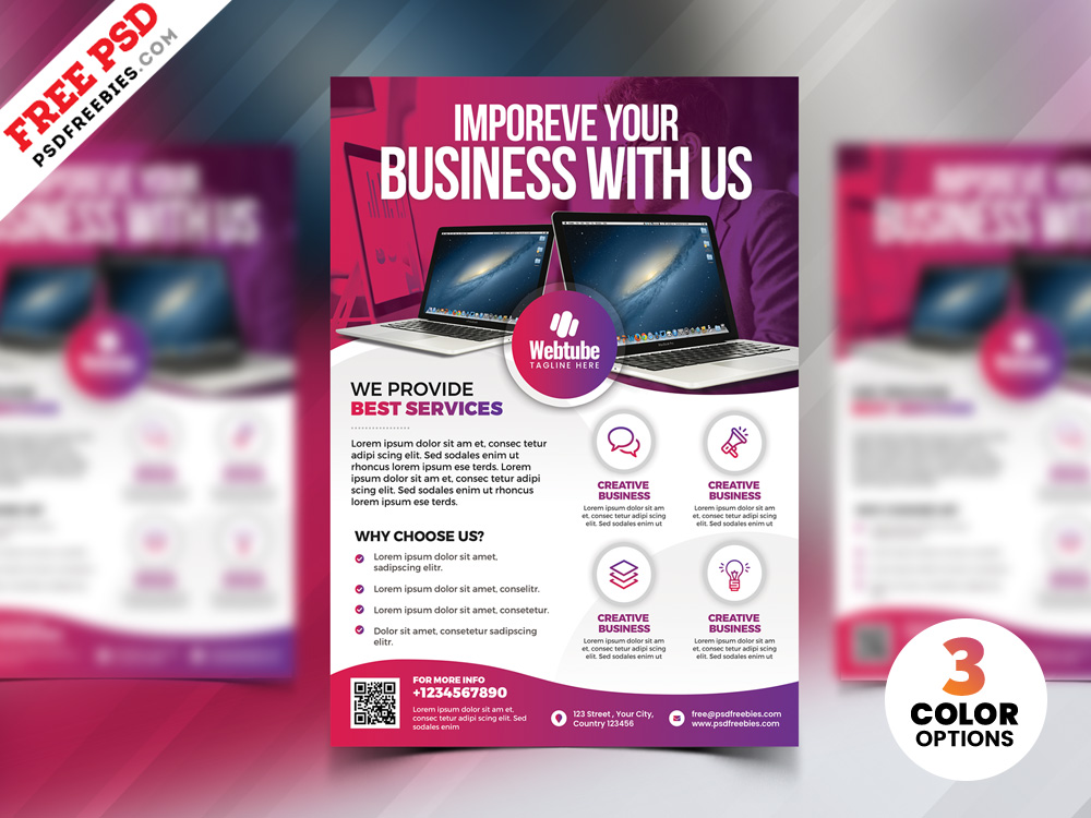 Software Solution Business Flyer PSD | PSDFreebies.com