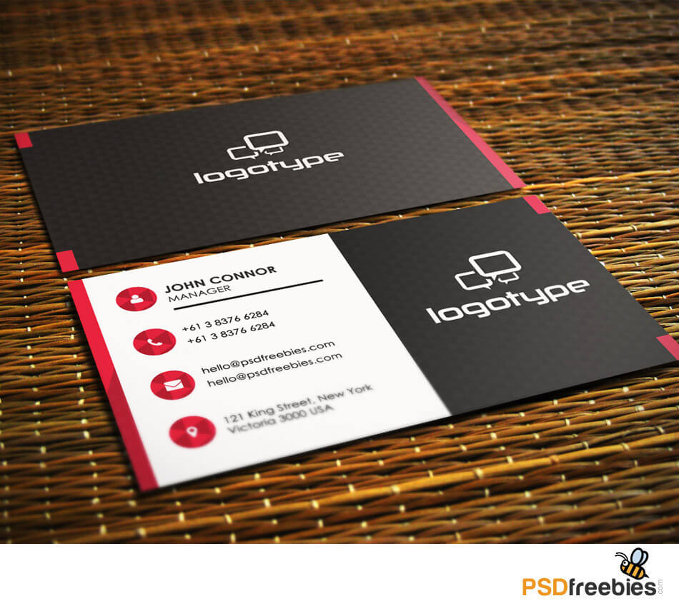 Free Corporate Business Card PSD Vol-1 | PSDFreebies.com
