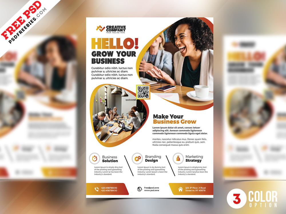 PSD Business Marketing AD Flyer Templates | PSDFreebies.com